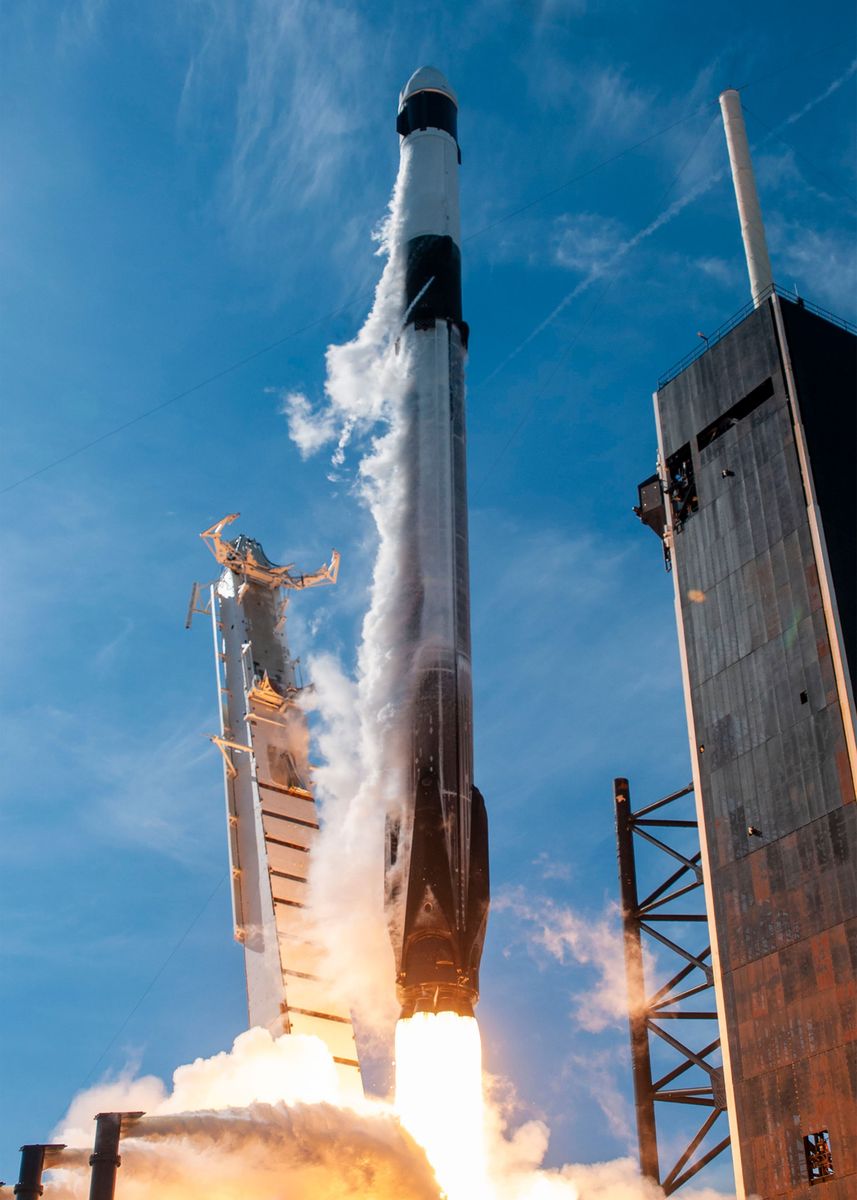 'Falcon 9' Poster, picture, metal print, paint by Conceptual ...