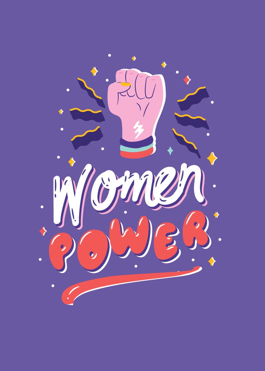 'Women Power' Poster, picture, metal print, paint by StonerPlates ...