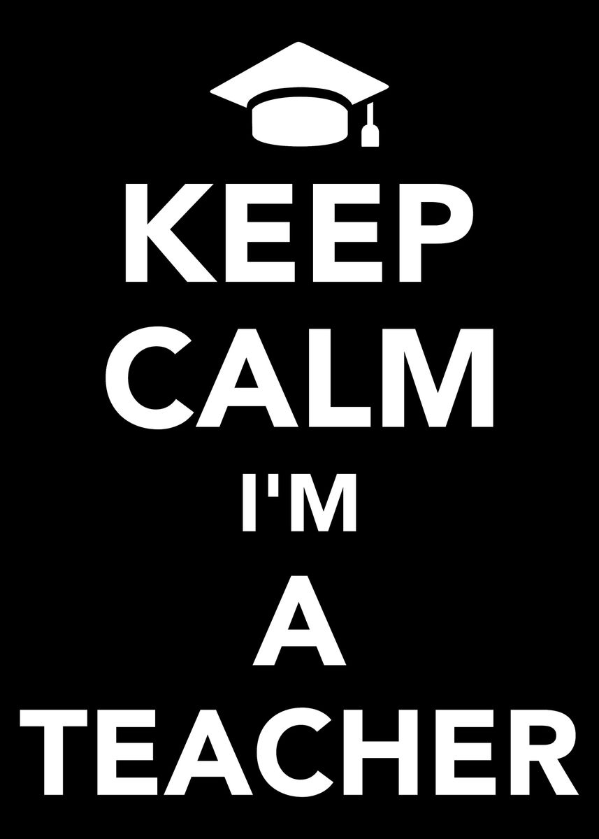 'Teacher' Poster by Designzz | Displate