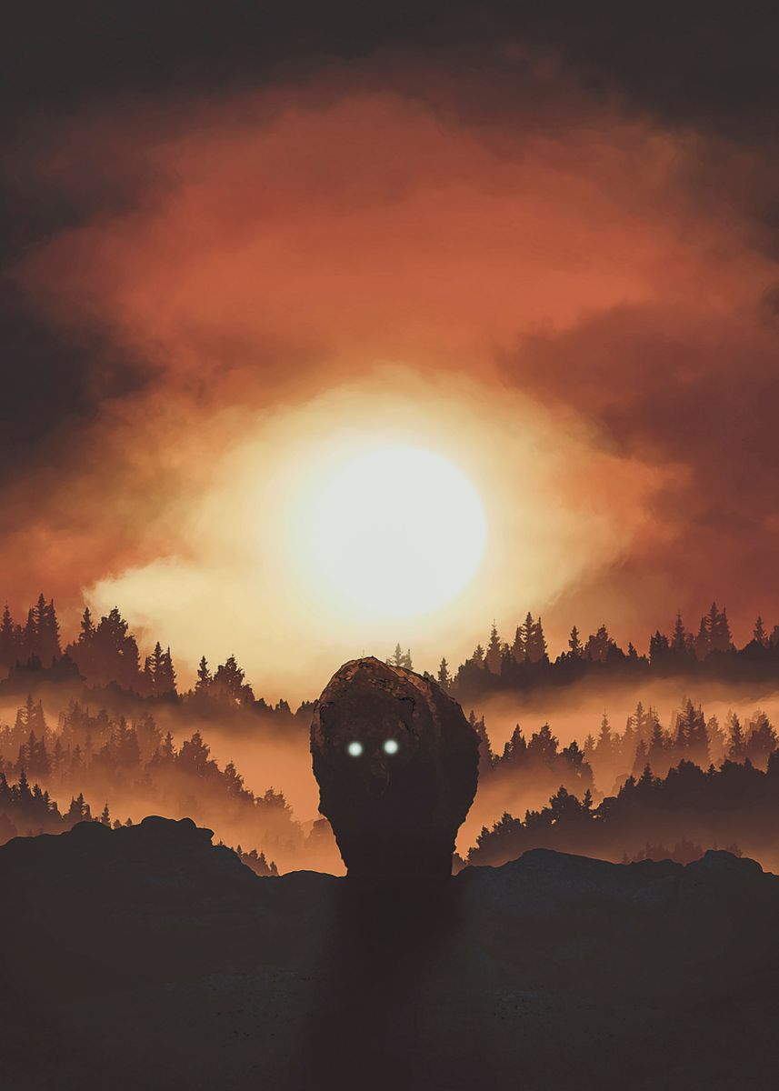 'Wilderness' Poster, picture, metal print, paint by AndrejZT | Displate