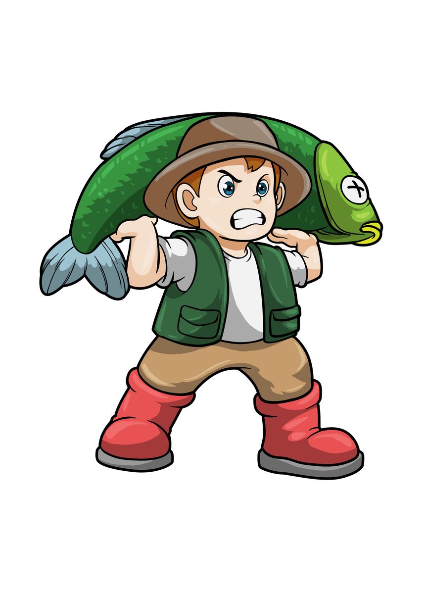 'Angler Fish' Poster, picture, metal print, paint by Markus Schnabel ...