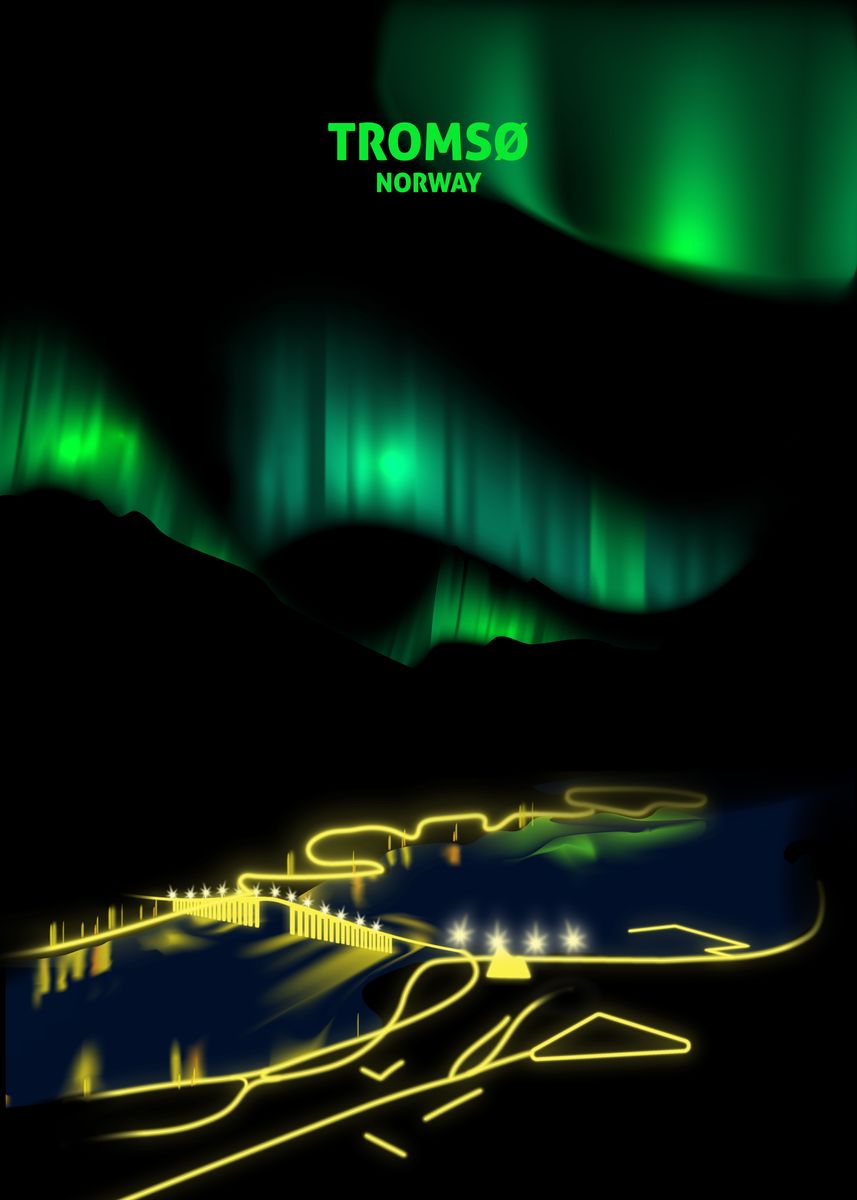 'Tromso' Poster by LeewardDesign | Displate