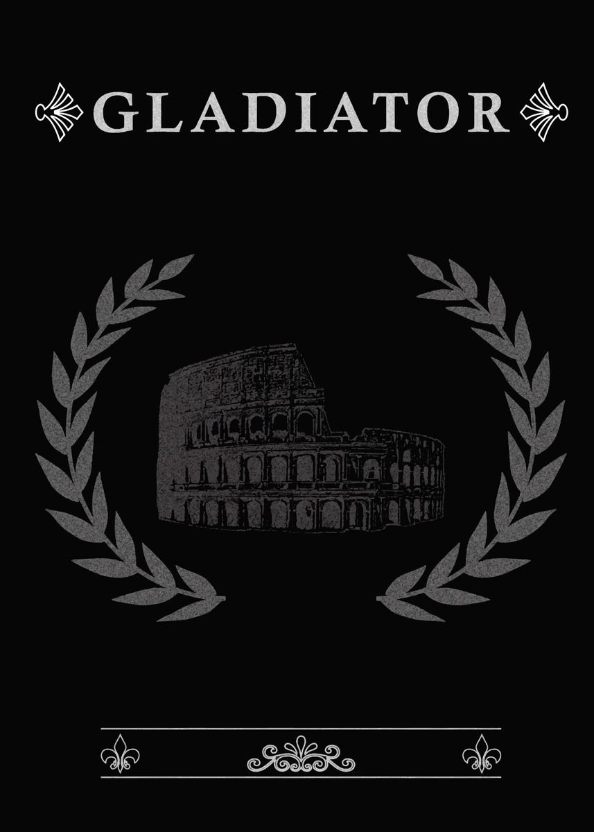 'Gladiator ' Poster, picture, metal print, paint by Art Creative | Displate