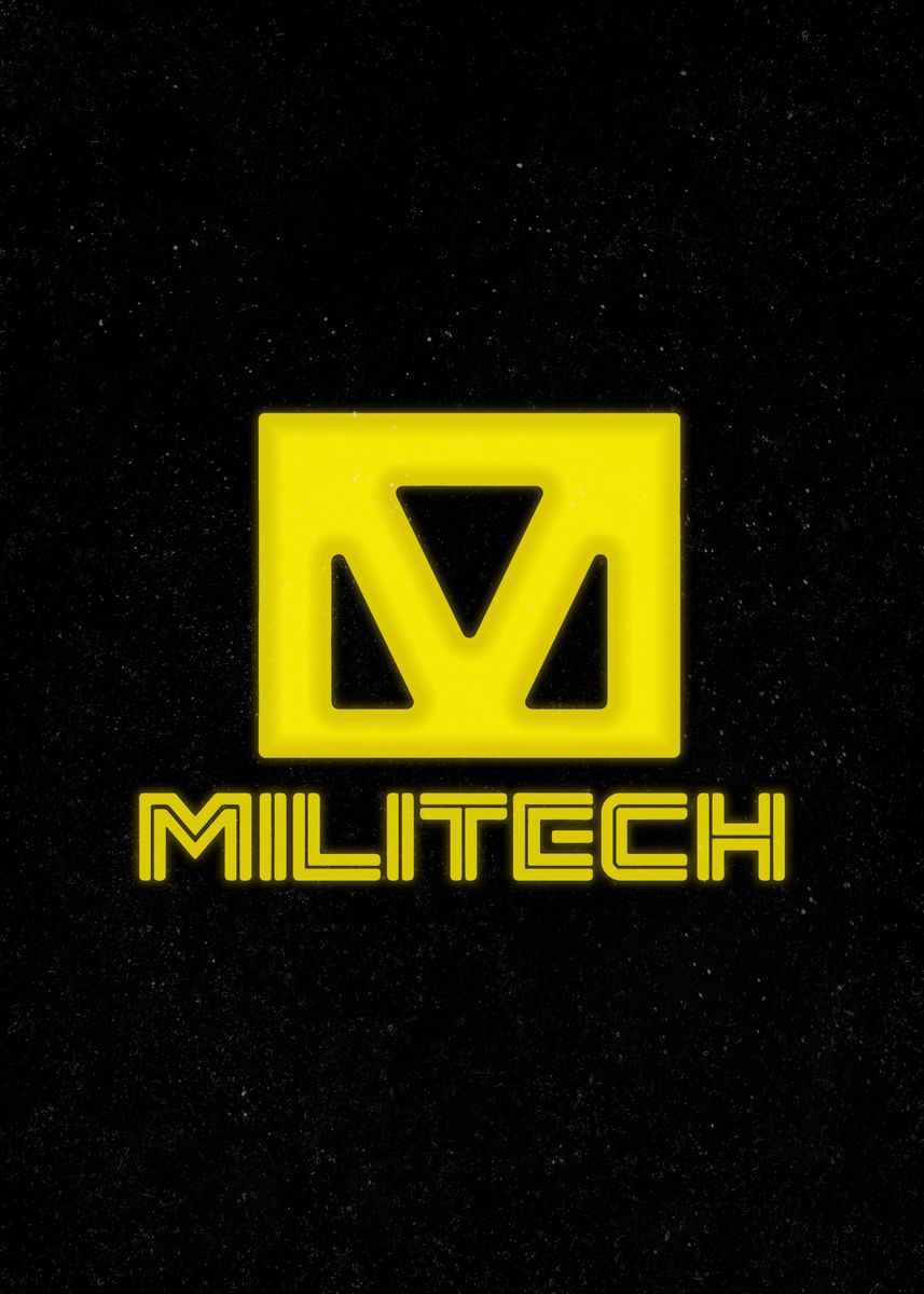 'Militech' Poster, picture, metal print, paint by Maxence Depoorter ...