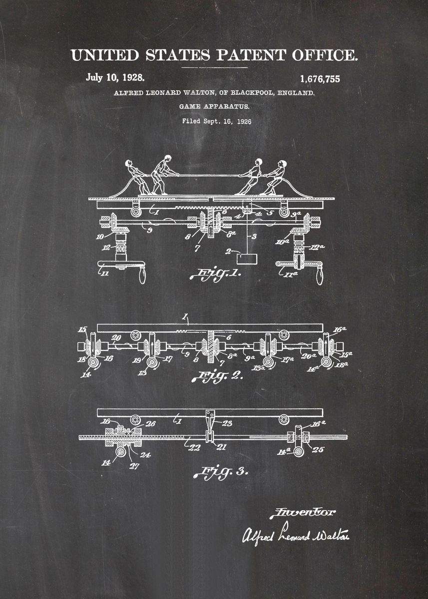 '12 Toothbrush Patent 1907' Poster by Dusty Kuhlman | Displate