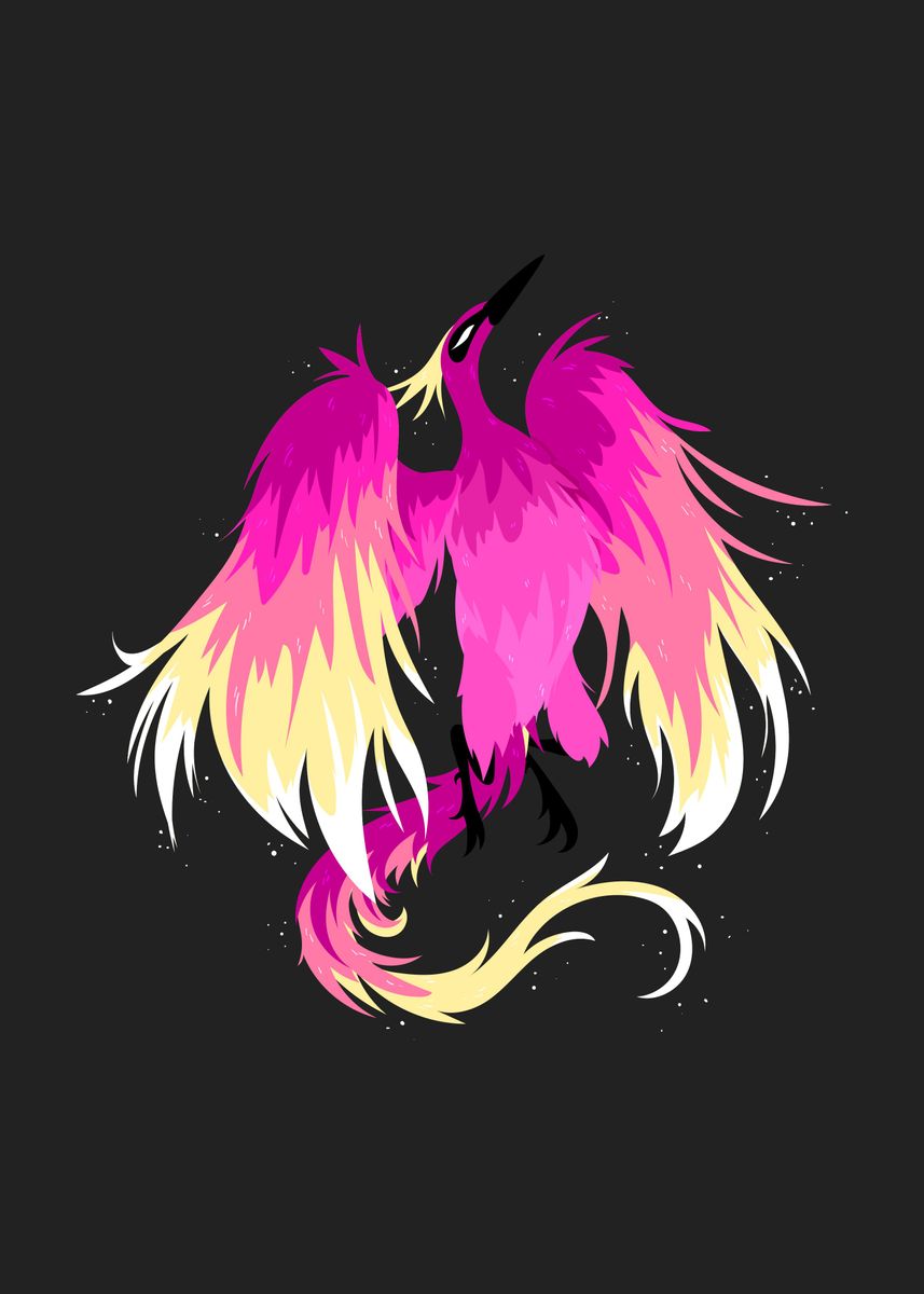 'Phoenix' Poster by Motivation Charllie | Displate
