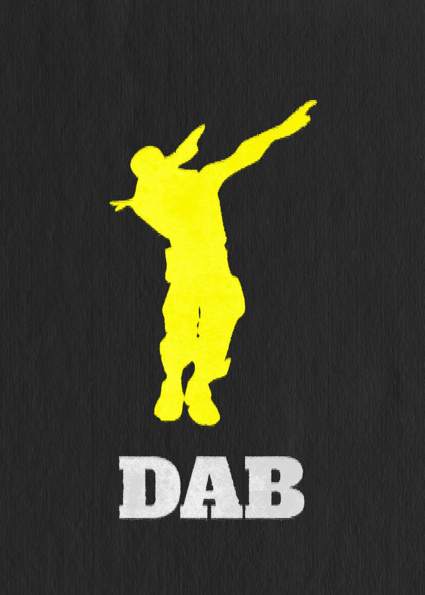 'Dab Dance' Poster, picture, metal print, paint by Mobilunik | Displate