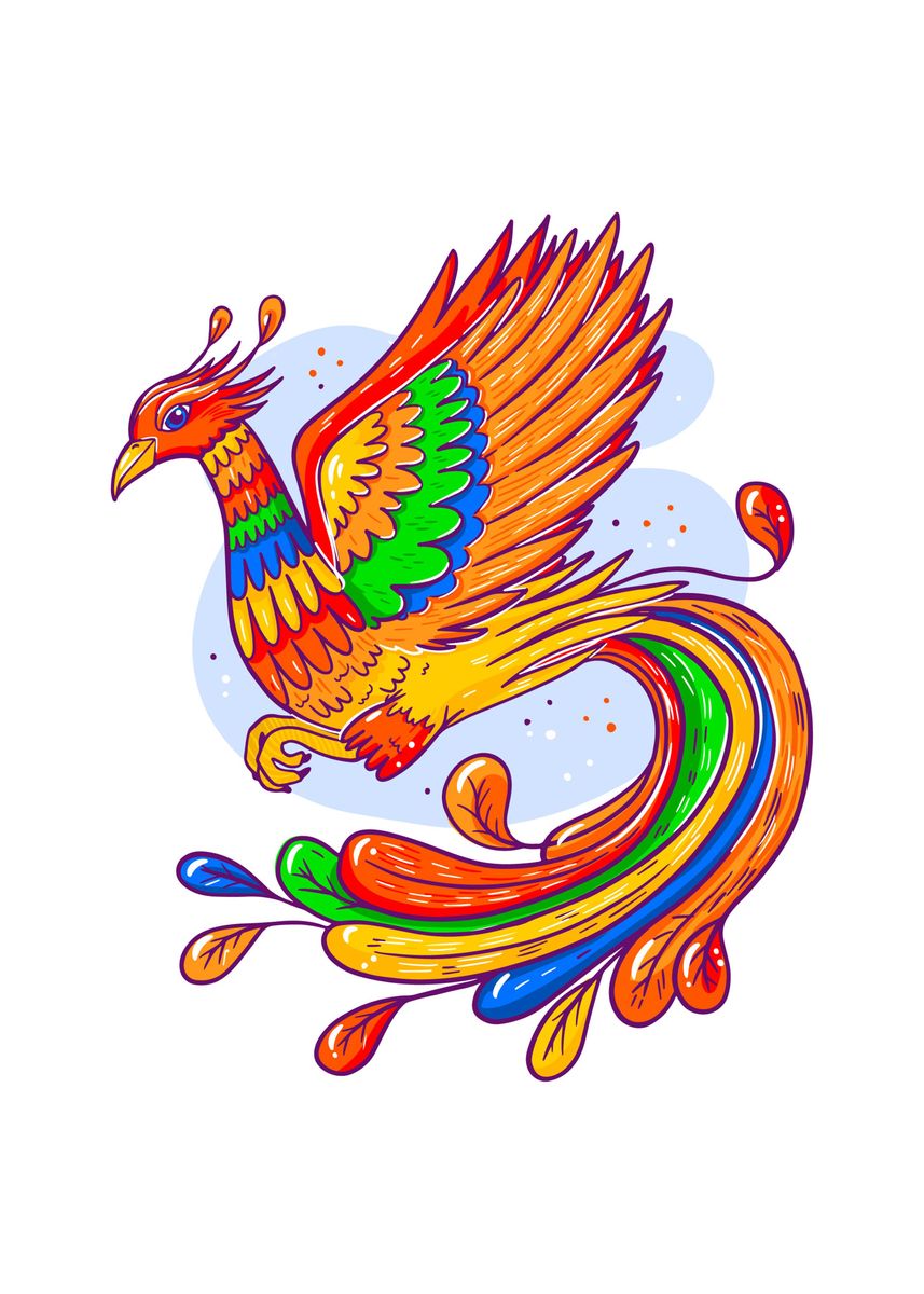 'Phoenix' Poster by Neon Poster | Displate