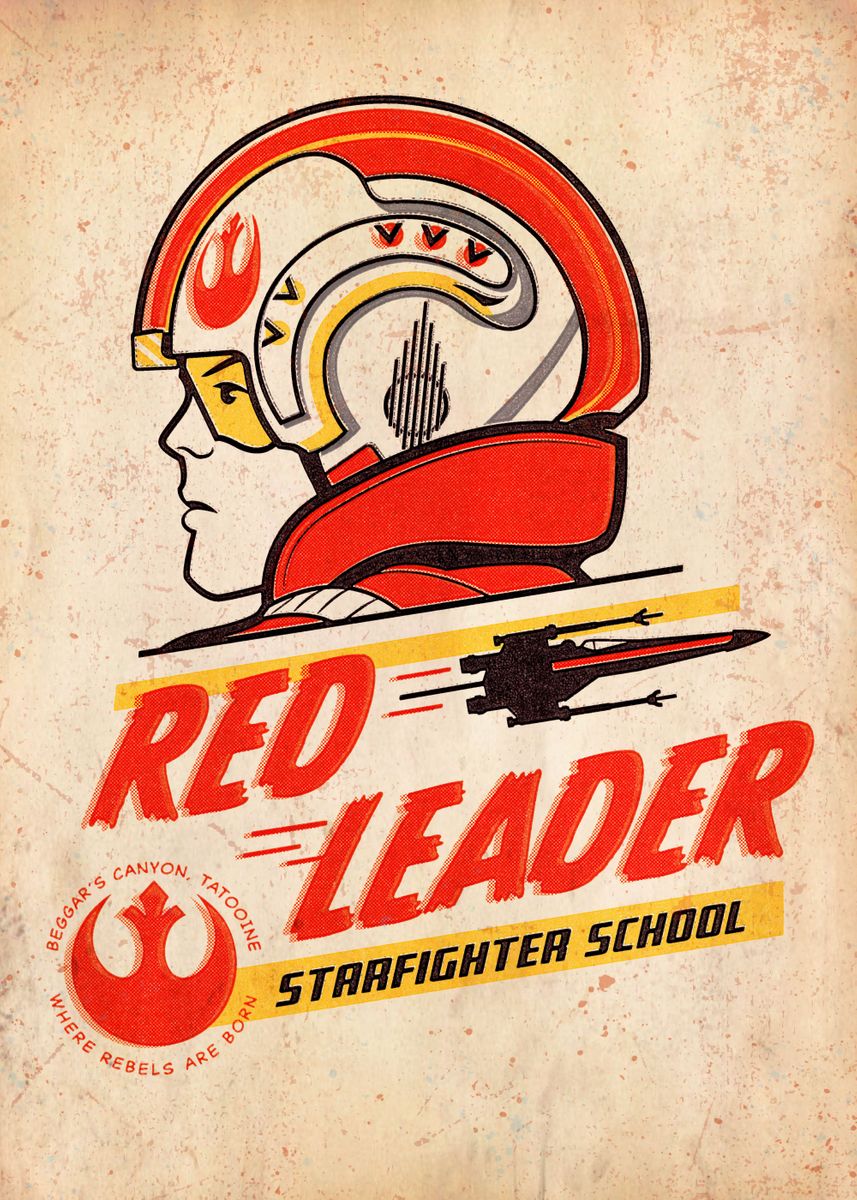 'Starfighter School' Poster, picture, metal print, paint by Star Wars ...