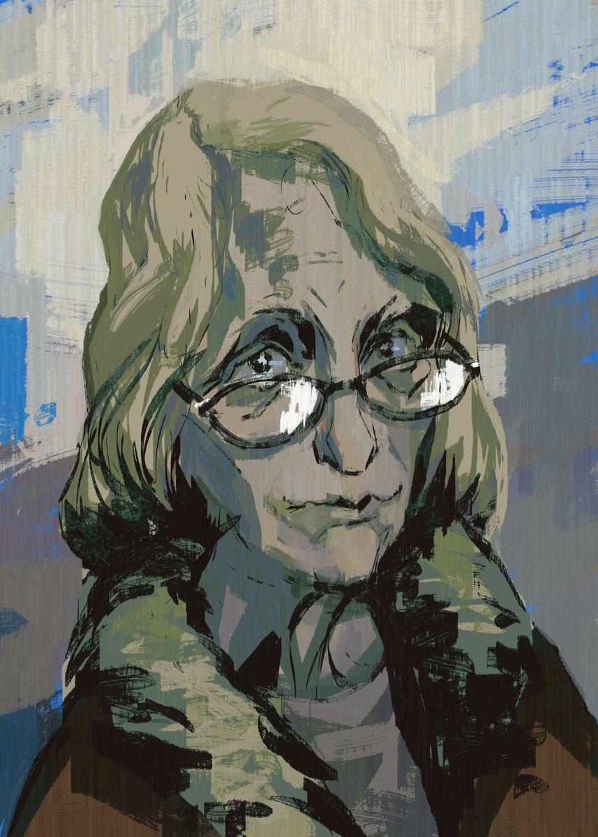 'Lena' Poster, picture, metal print, paint by Disco Elysium | Displate