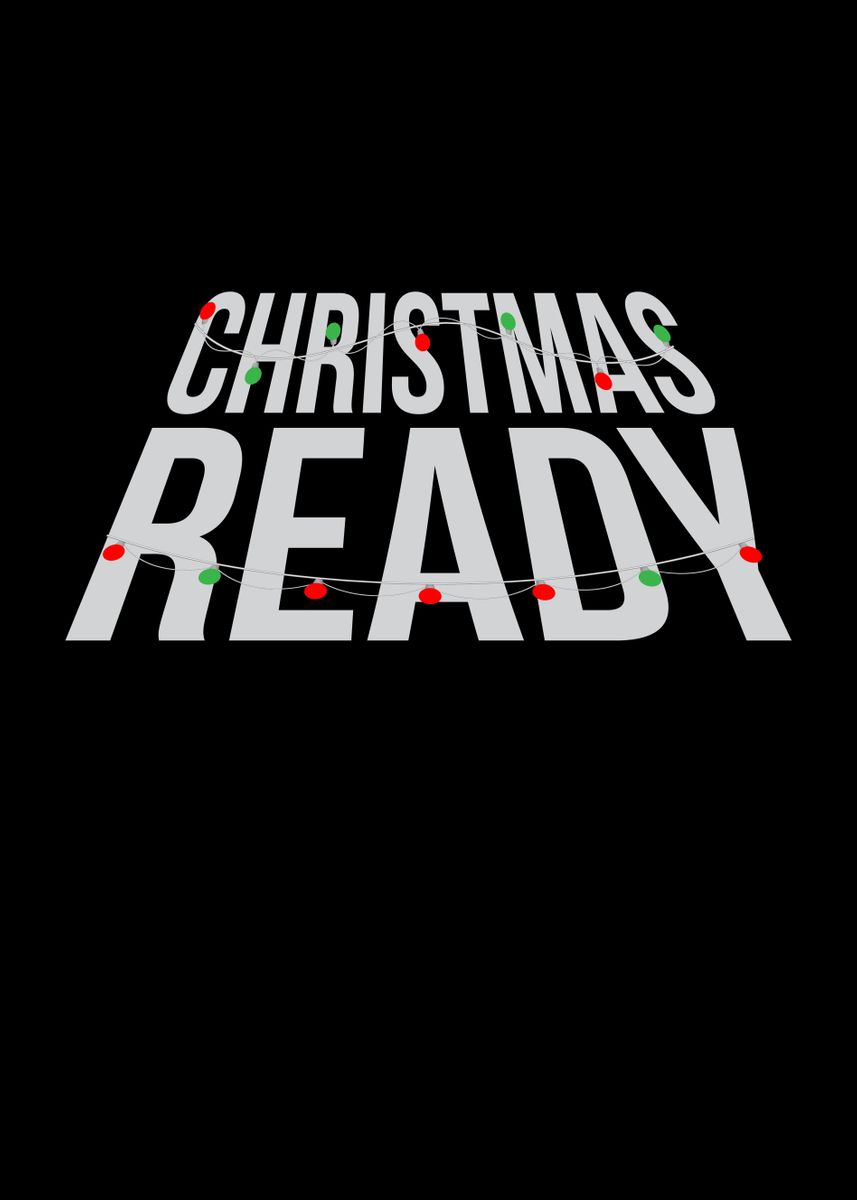 'Christmas Ready' Poster, picture, metal print, paint by Francois ...