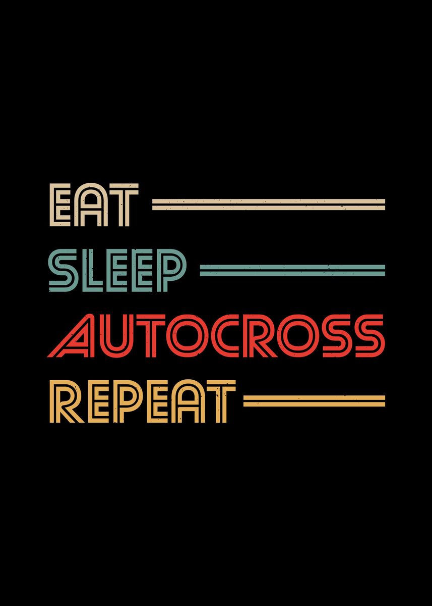 'Funny Autocross' Poster by Visualz | Displate