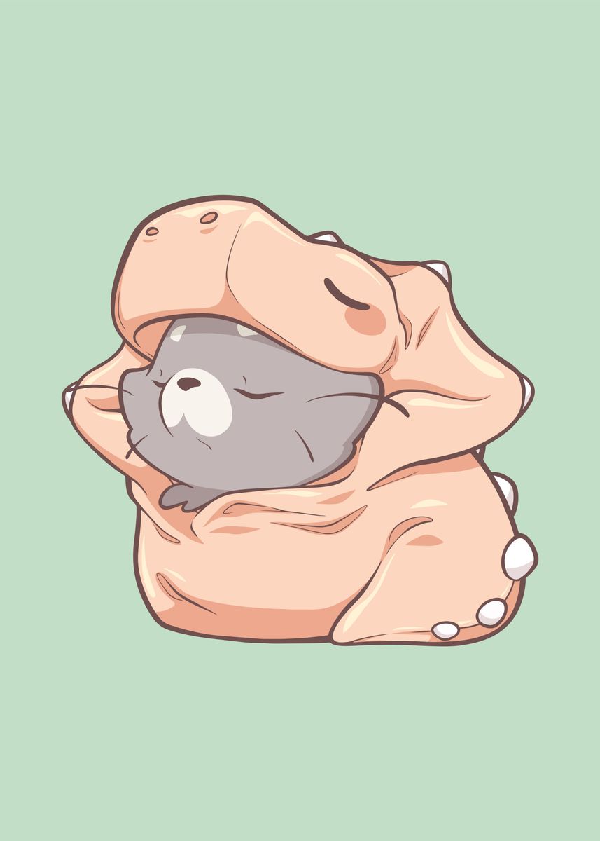 'Dino Sam' Poster by Bobblejot | Displate