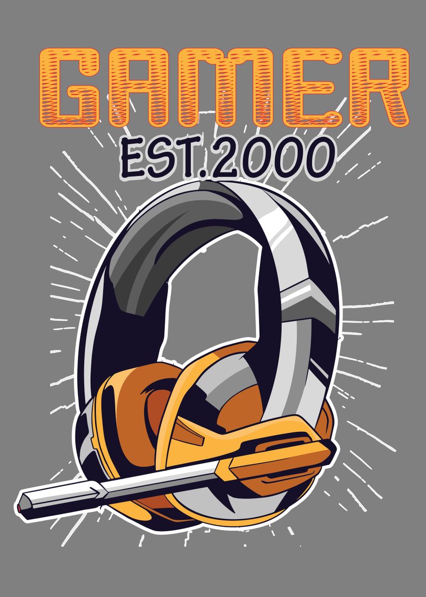 'Passionate Gamer' Poster by MrColorUp | Displate