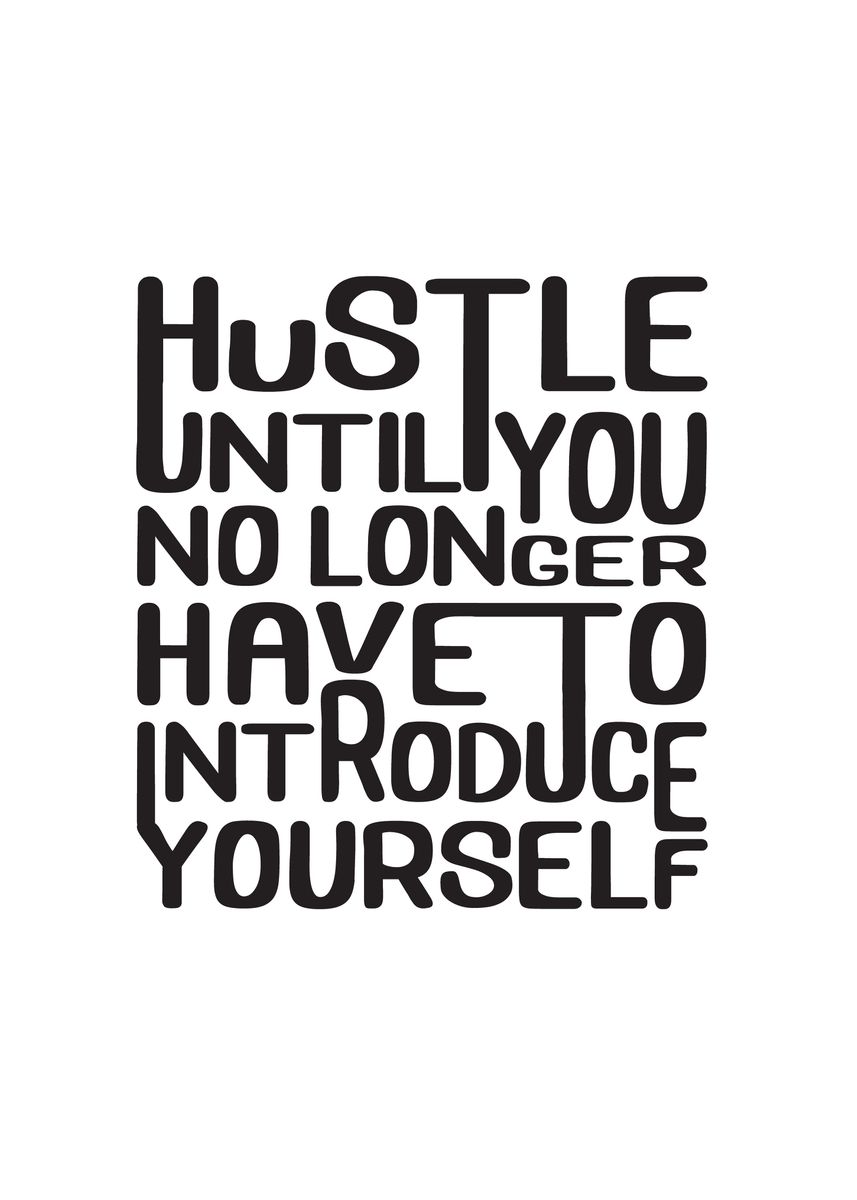 'Hustle Friends' Poster, picture, metal print, paint by Beone Digital ...