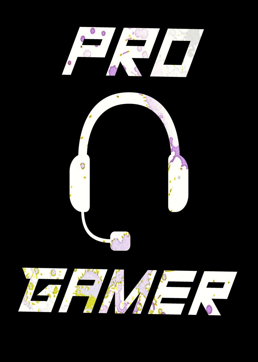 'Gaming Gamer Headset' Poster by sytacdesign | Displate