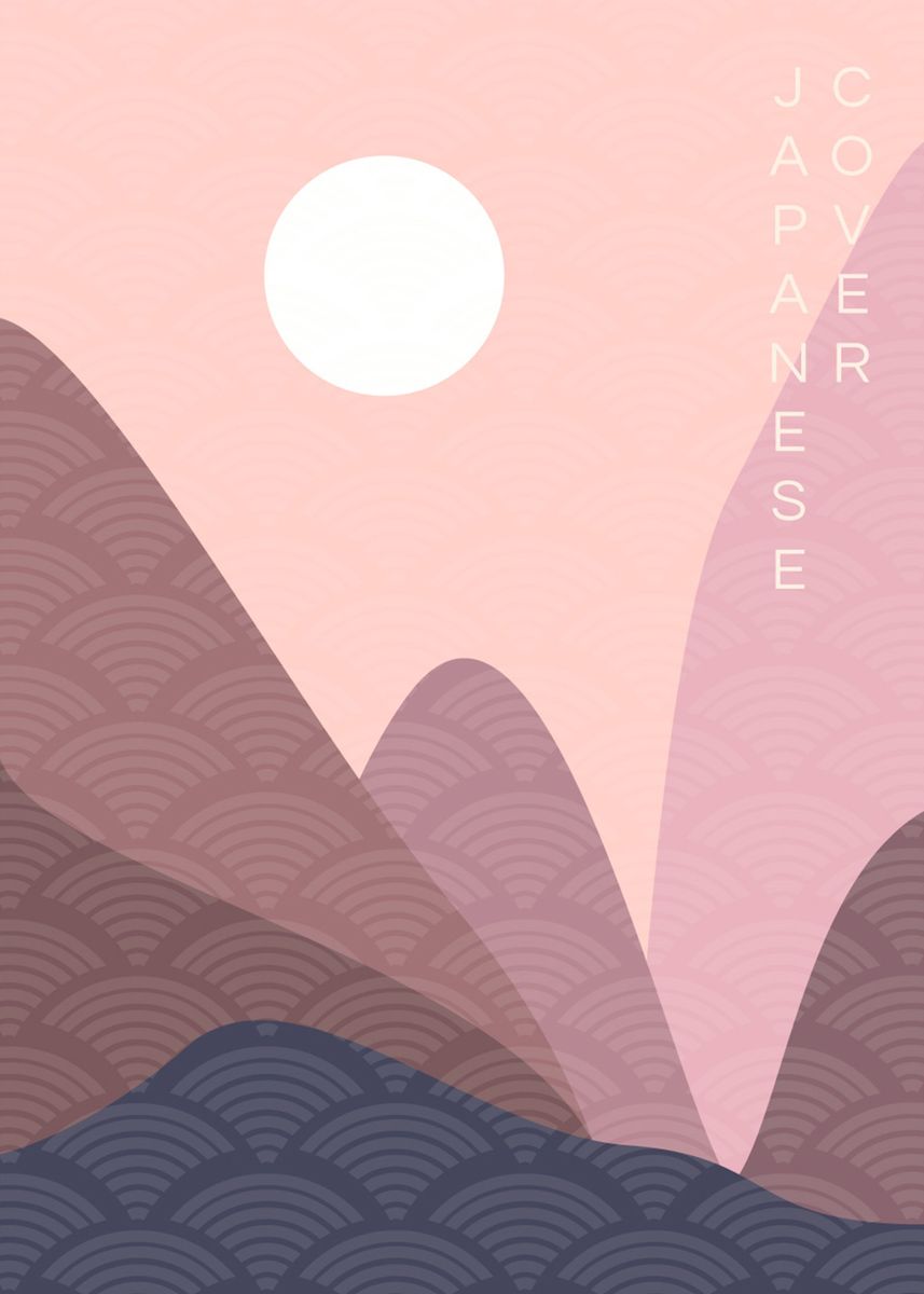 'Minimalist Japanese' Poster by Nick Vujick | Displate