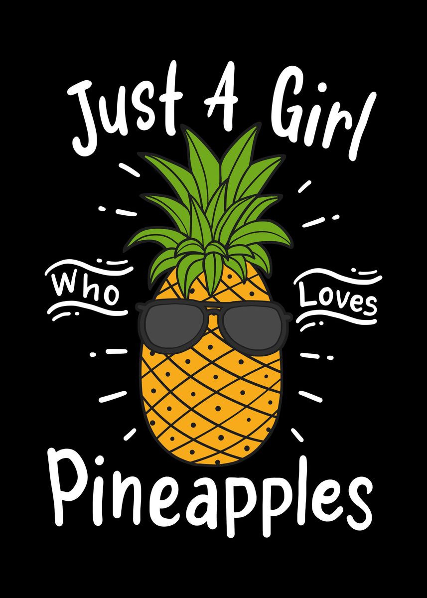 'Pineapple' Poster by Mealla | Displate