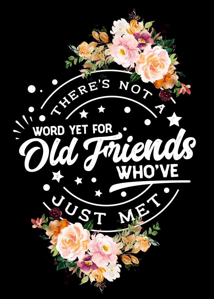 'Old friends' Poster, picture, metal print, paint by Juliana RW | Displate