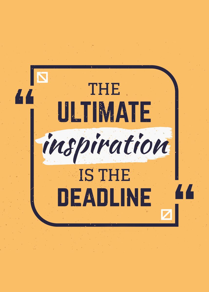 'Inspirational Message' Poster by Game On | Displate