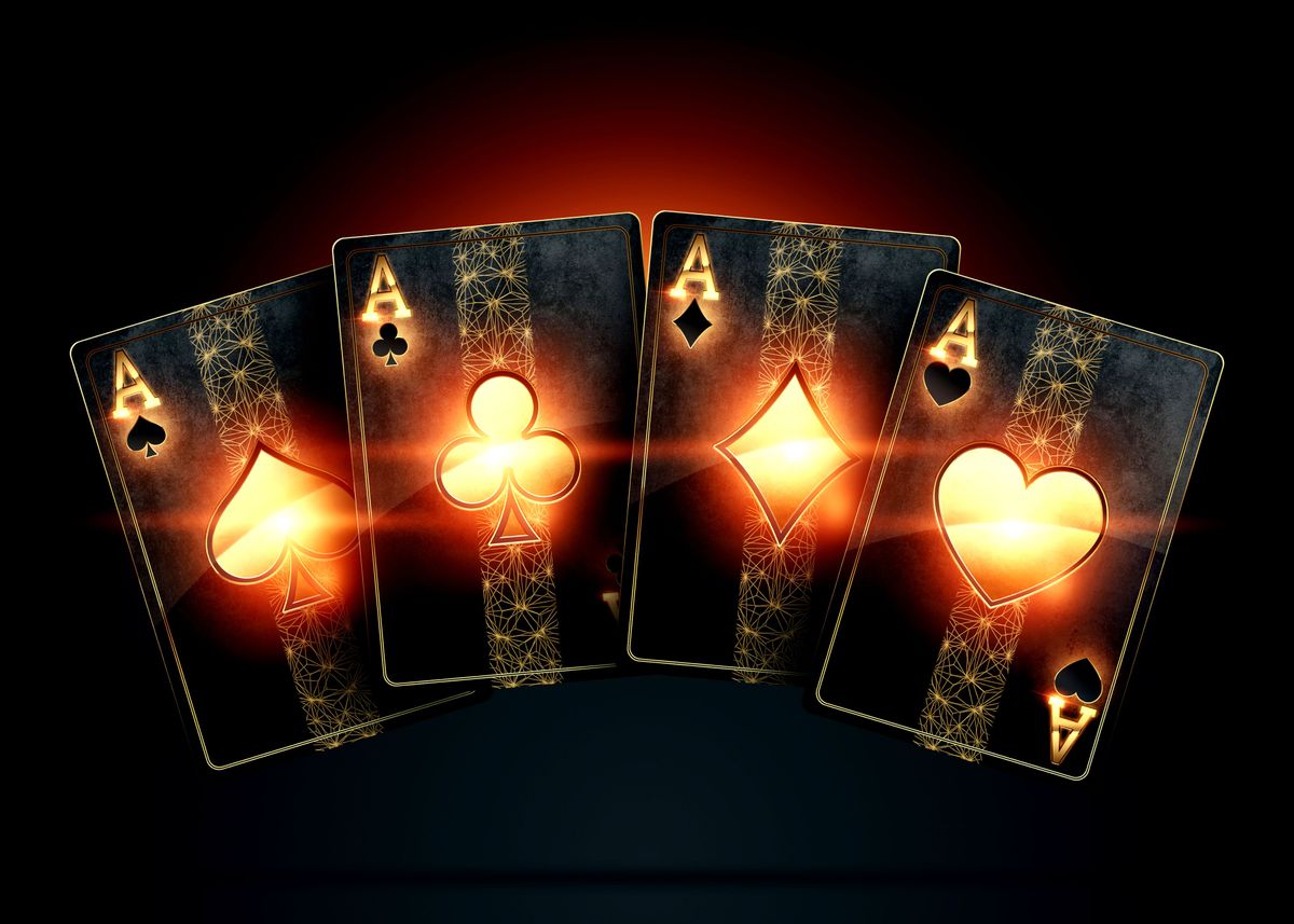 'Casino Card Game Gambling' Poster by Motivation ManiaC | Displate