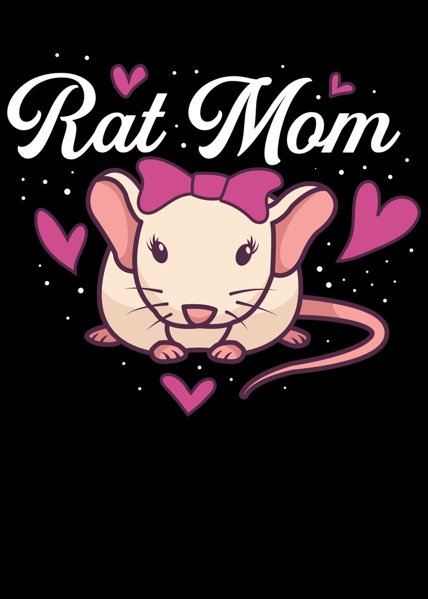 'Rat Mom' Poster by CatRobot | Displate