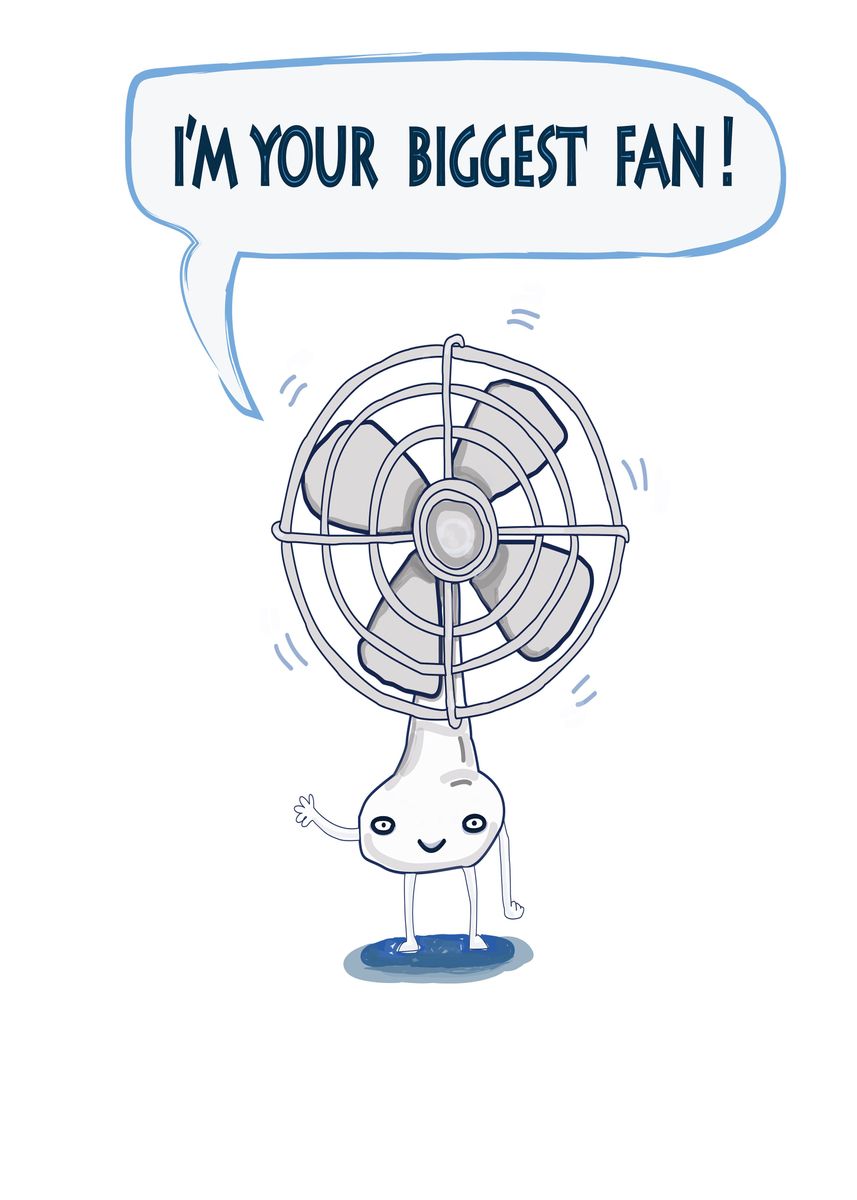 'Biggest fan ' Poster by gera | Displate