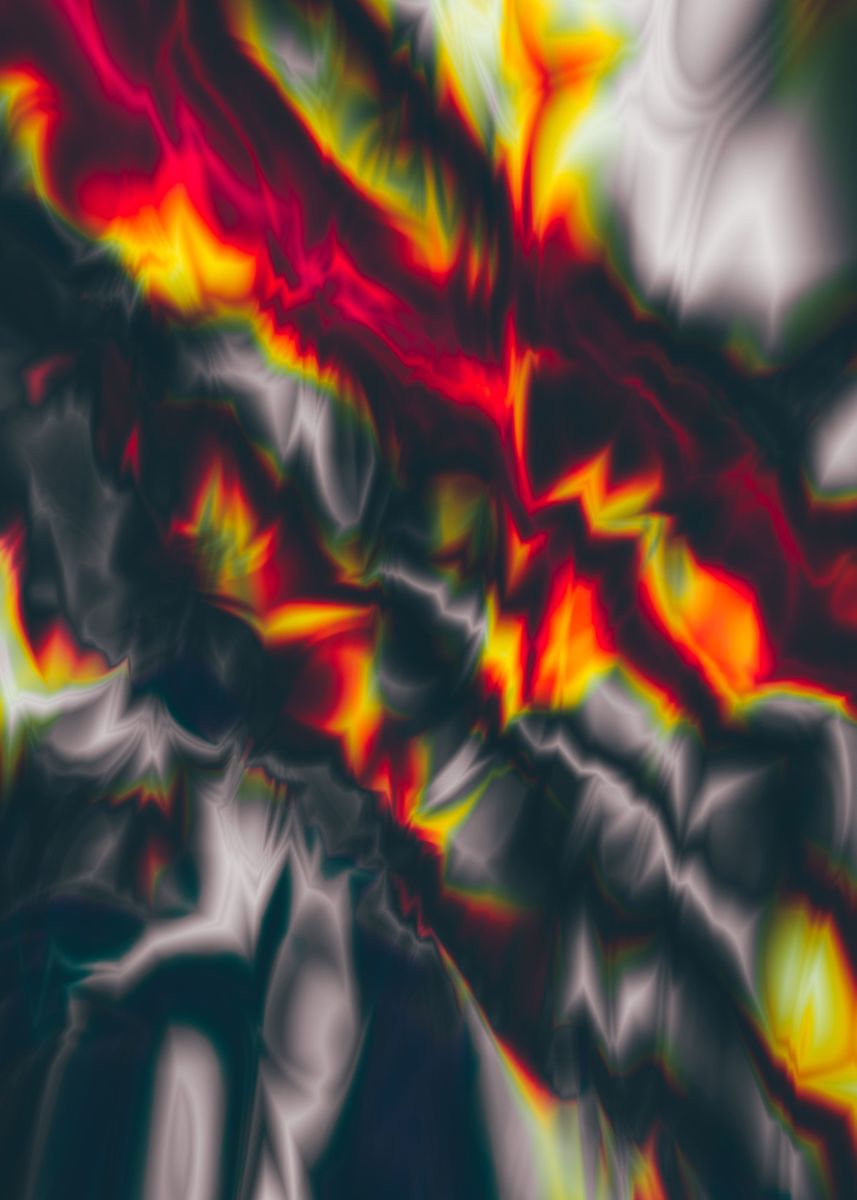 'Abstract Splash' Poster by Five Senses Art | Displate