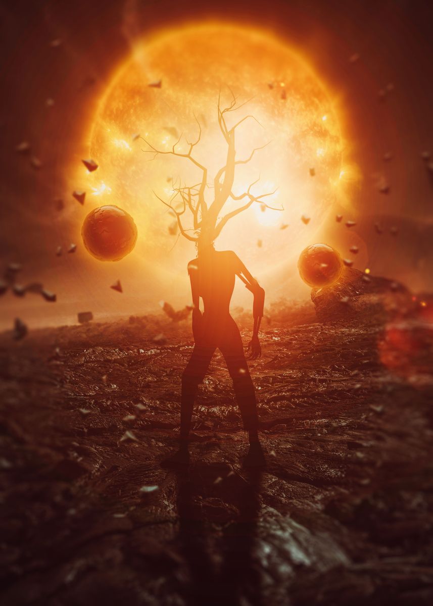 'Scorched Land' Poster by AndrejZT | Displate