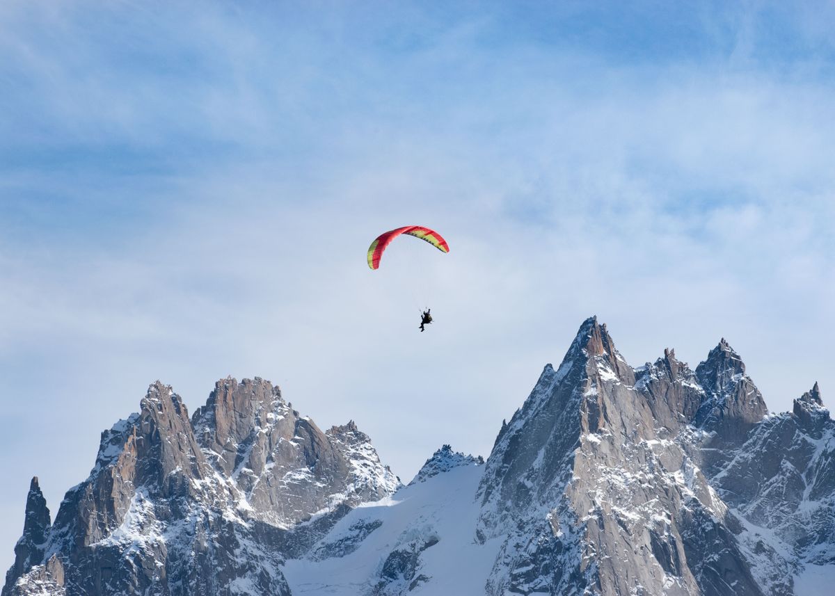 'paragliding' Poster by LeewardDesign | Displate
