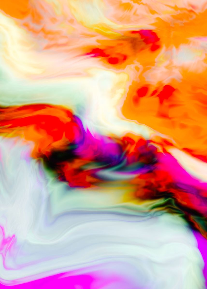 'Abstract Splash' Poster by Five Senses Art | Displate