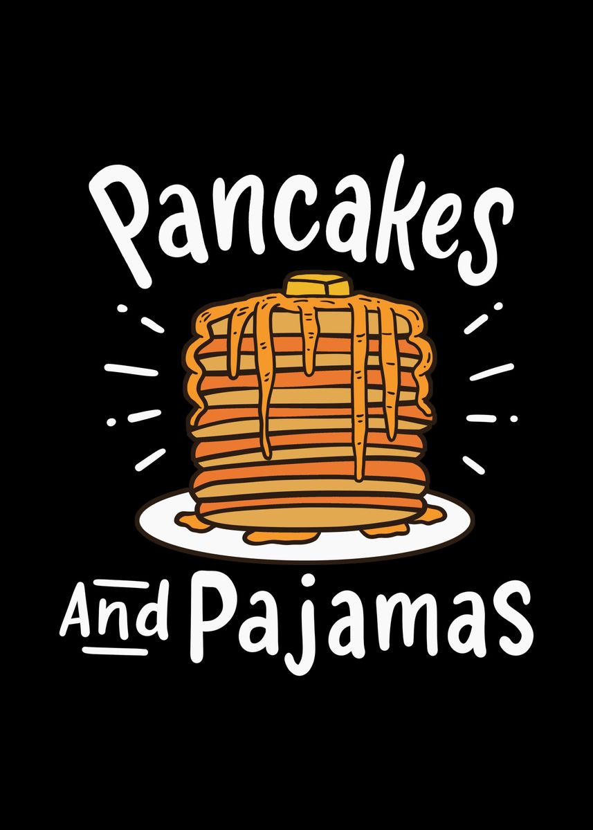 'Pancake Pajama' Poster by Mealla | Displate