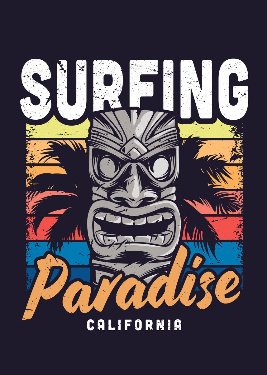 'Tiki' Poster by Neon Poster | Displate