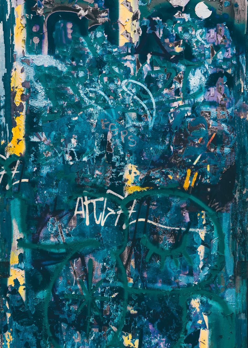 'Abstract Grunge' Poster by Five Senses Art | Displate