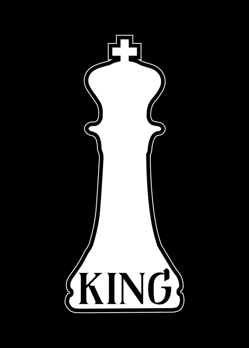 'Chess King Chessmen' Poster, picture, metal print, paint by Mealla ...