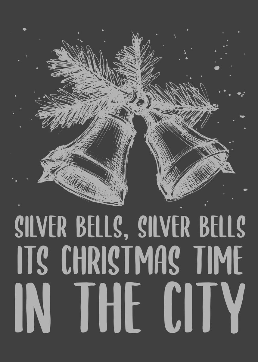 'Silver bells' Poster, picture, metal print, paint by BeMi | Displate