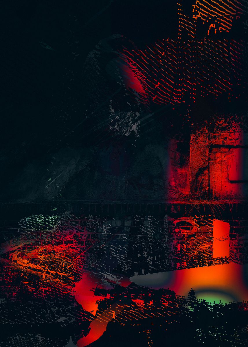 'Abstract Grunge' Poster, picture, metal print, paint by Five Senses ...