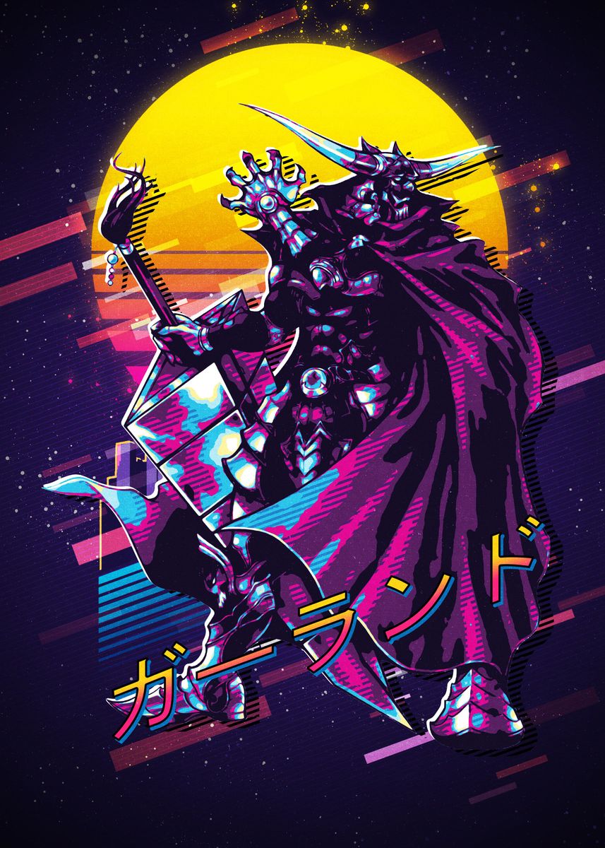 'Final Fantasy I 1 Garland' Poster, picture, metal print, paint by Ze ...