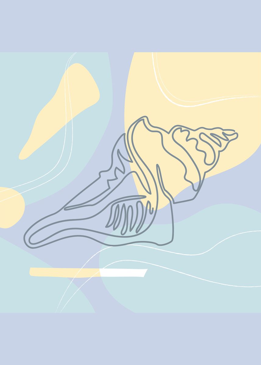 'LARGE SHELL' Poster by Kill2Kill | Displate