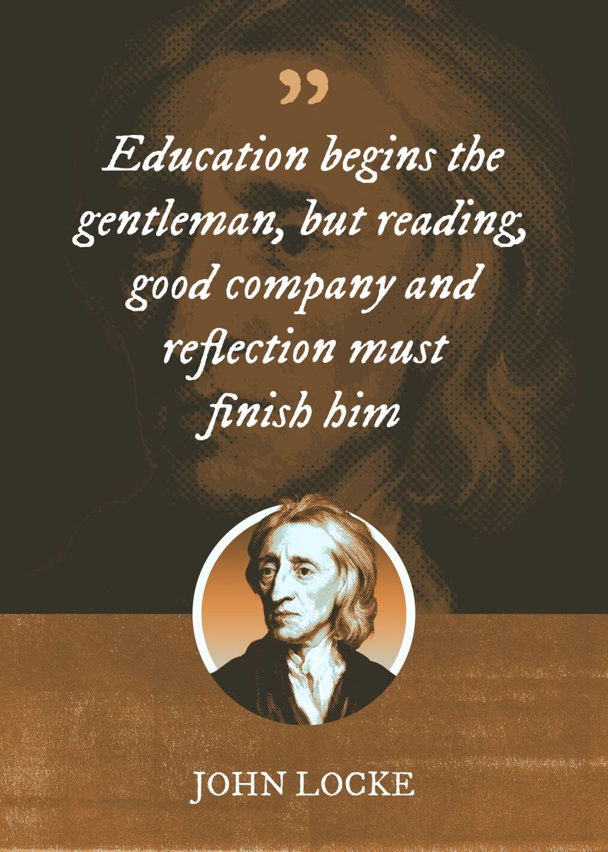 'Education begins the' Poster, picture, metal print, paint by Syahrasi ...
