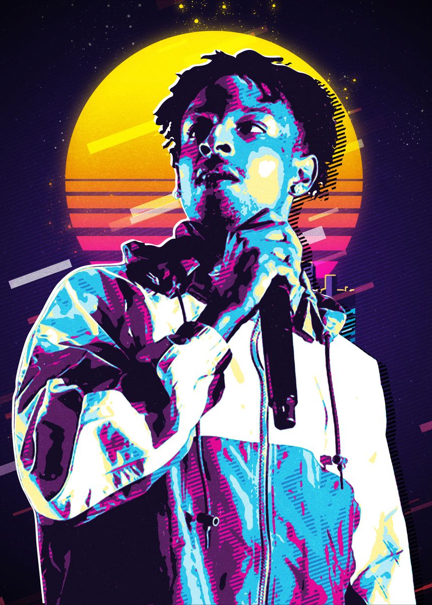 '21 Savage' Poster, picture, metal print, paint by Art Creative | Displate