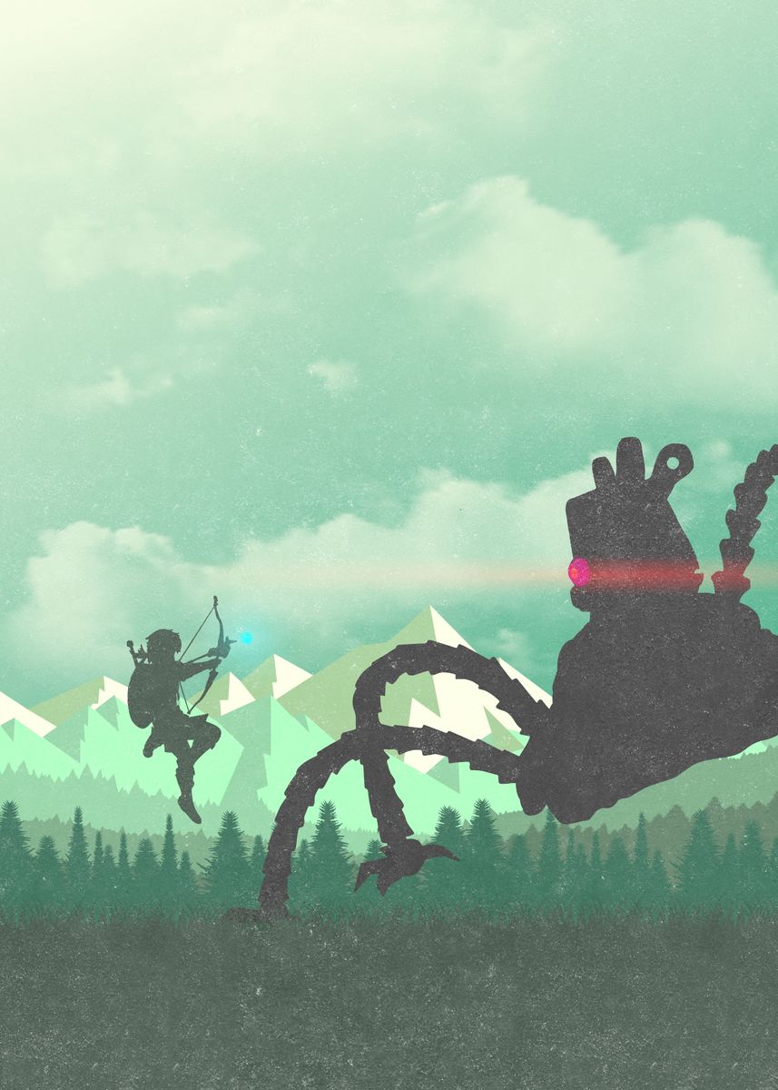 'Green Archer' Poster, picture, metal print, paint by Kurizura Art ...