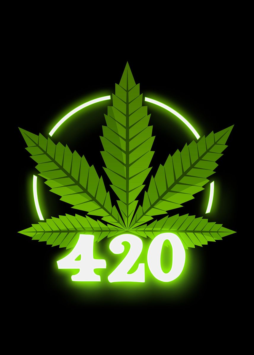 'Cannabis Weed Marihuana' Poster, picture, metal print, paint by Eye ...