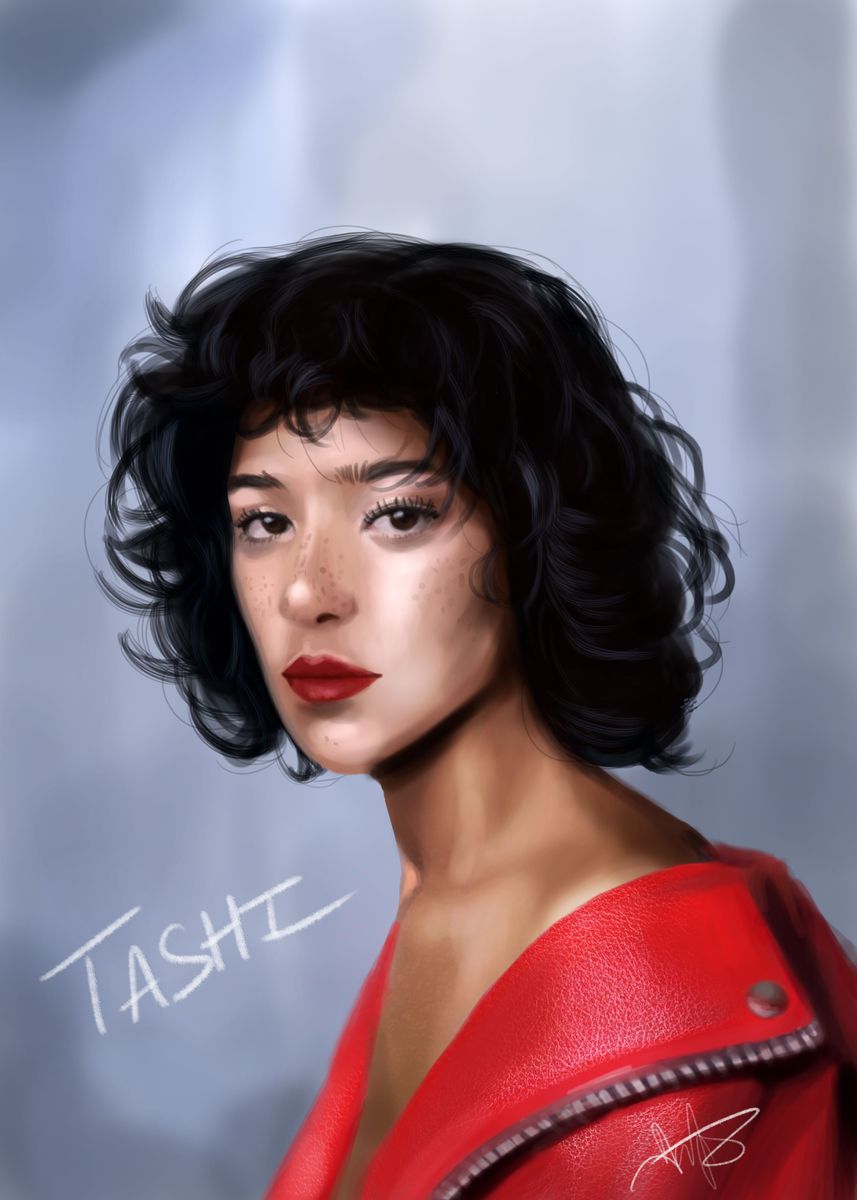 'Tashi' Poster, picture, metal print, paint by Dani Buban | Displate