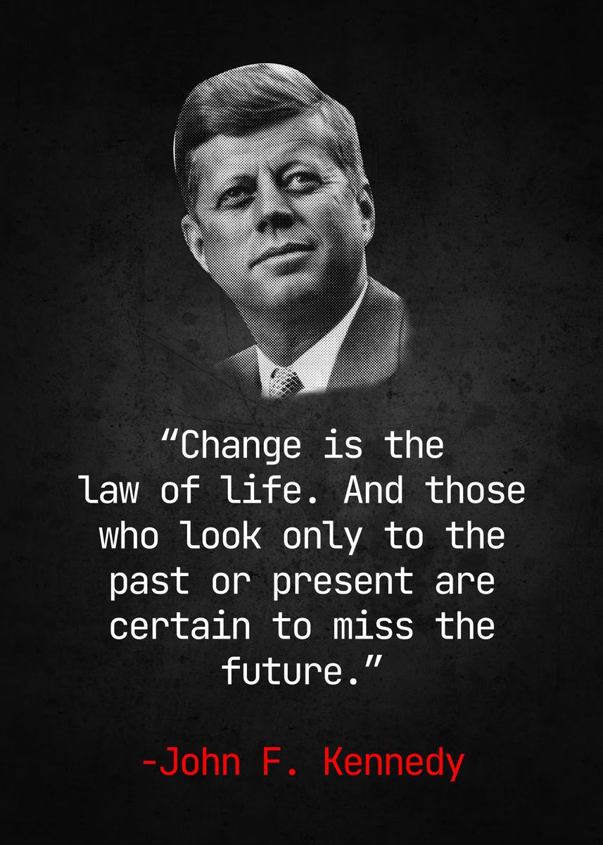 'John F Kennedy' Poster, picture, metal print, paint by cutting | Displate