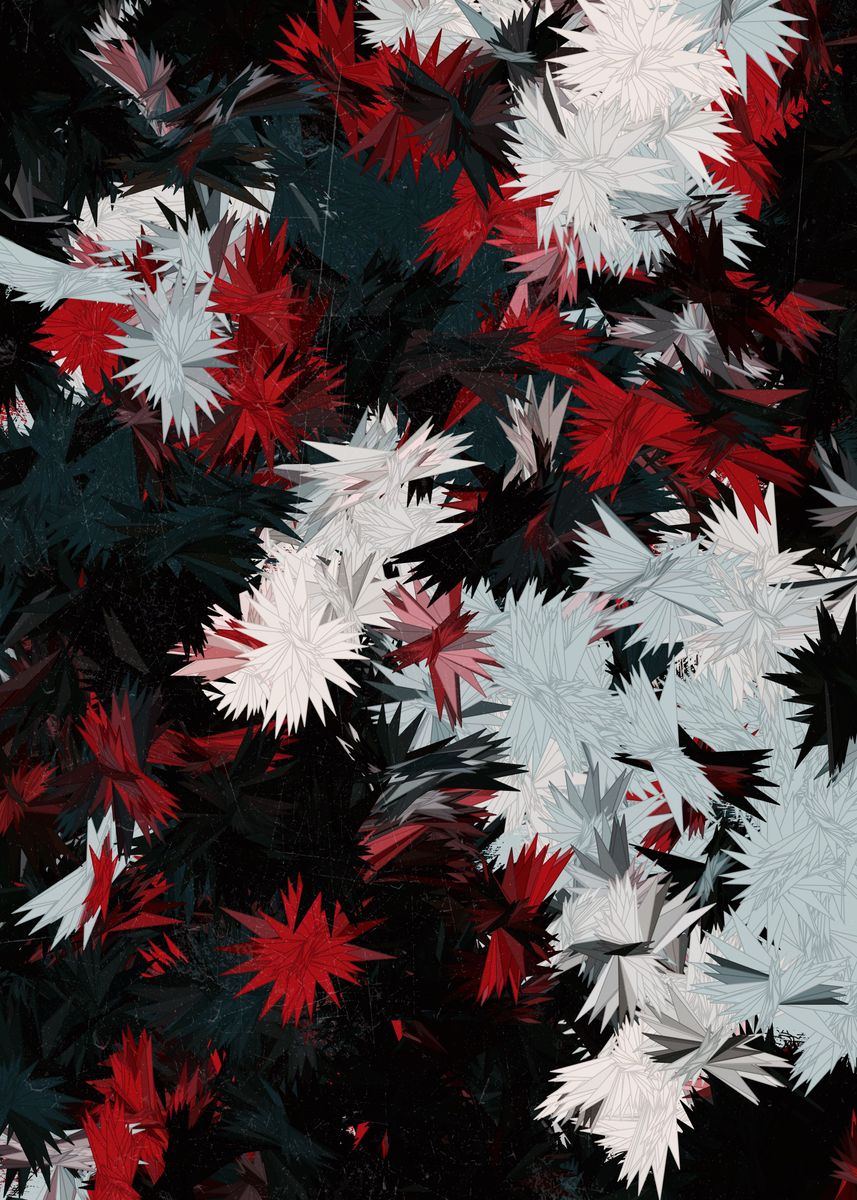 'Abstract Geometric Art 805' Poster, picture, metal print, paint by 1x ...