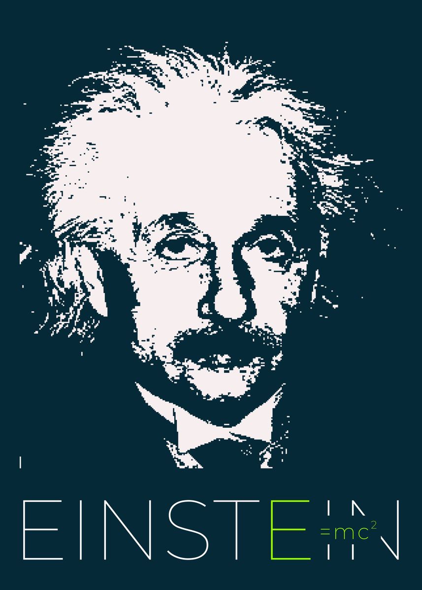 'Einstein Famous Formula' Poster by Khris Nusantara | Displate