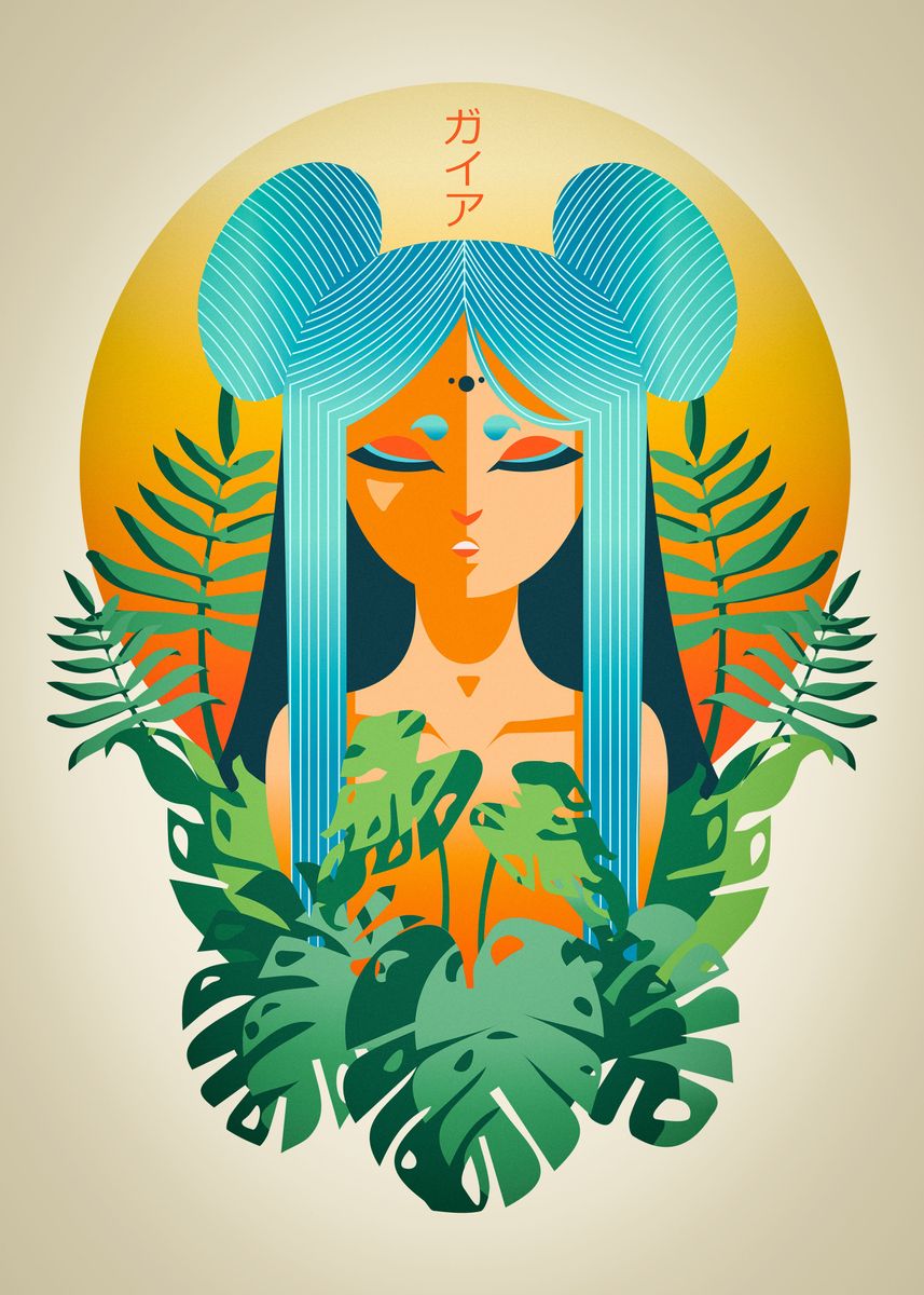 'GAIA' Poster by Sofía Mengoni | Displate