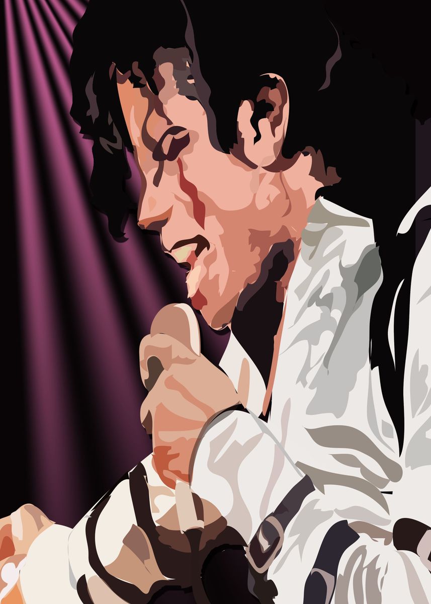 'KING OF POP' Poster by Clarence DuBose | Displate