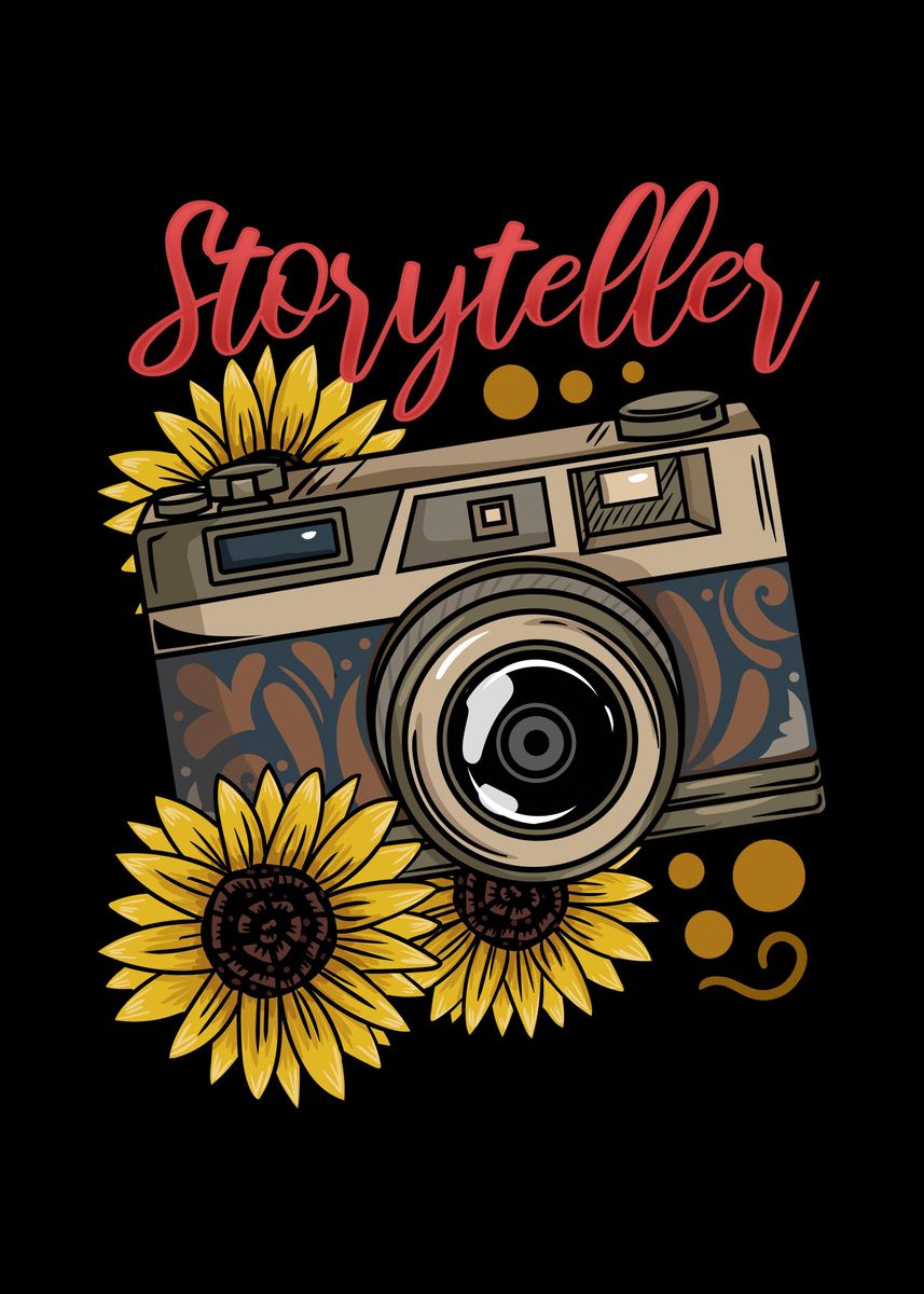 'Camera Photography Photogr' Poster by Mealla | Displate